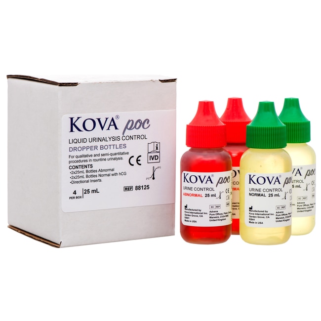 Kova™ POC Urinalysis Dropper Controls | Fisher Scientific