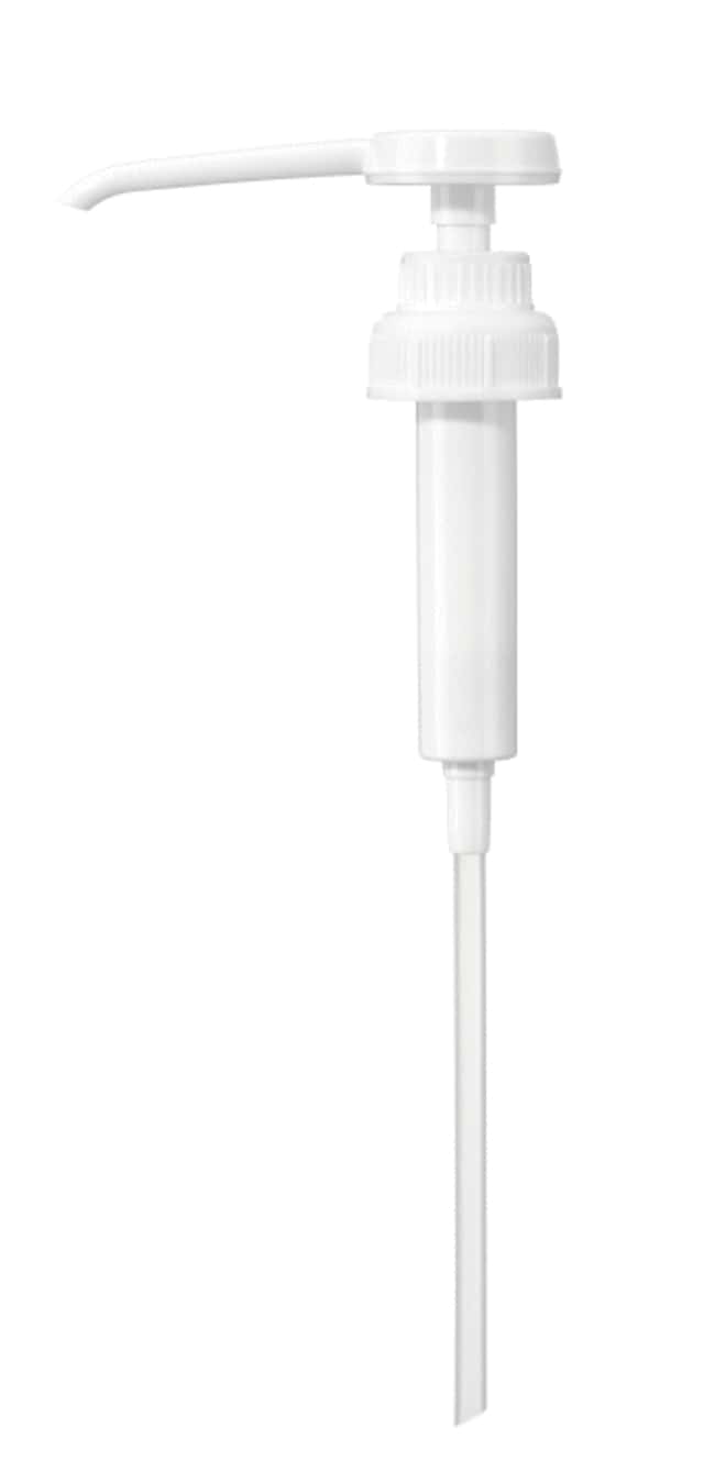 Kautex HDPE, Screw Closure with dispensing Pump (White) | Fisher Scientific