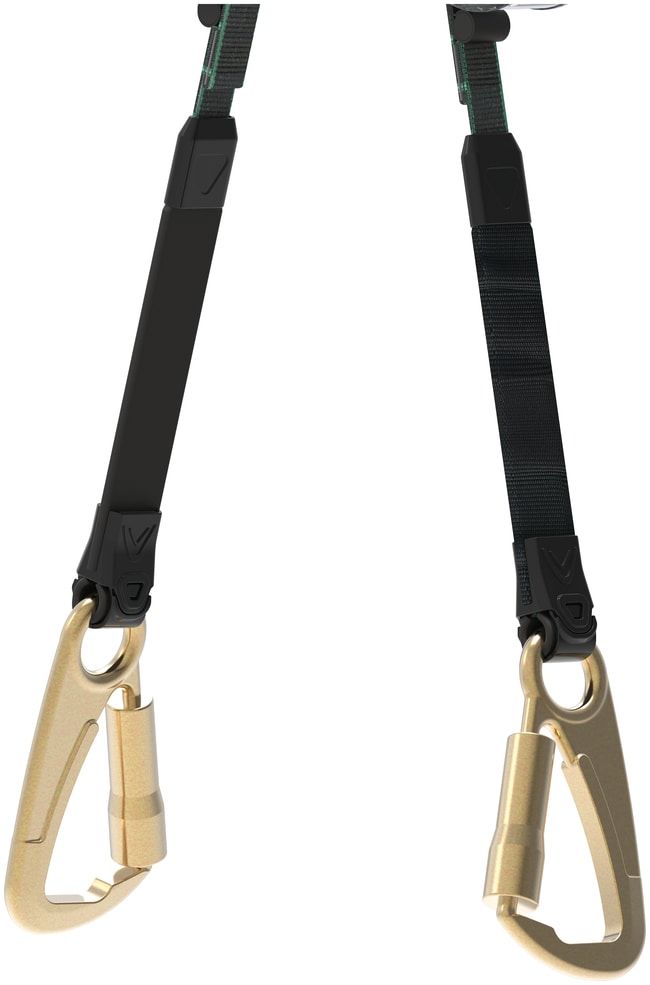 MSA V-TEC Tie-Back Mini Personal Fall Limiter, Twin-Leg Latchways Tie ...