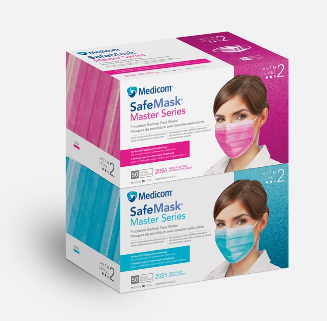 Medicom™ SafeMask™ Master Series™ Earloop Face Masks | Fisher Scientific