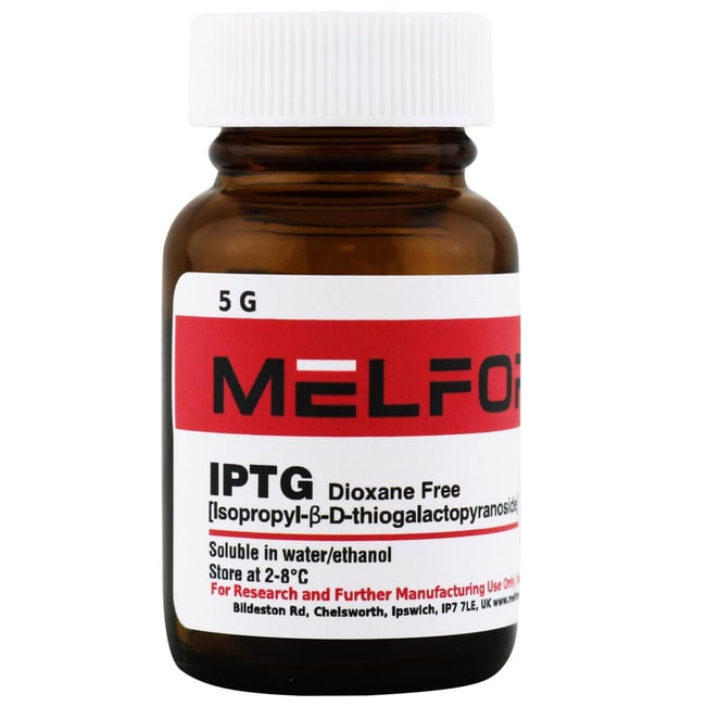 Melford IPTG 5 g:Reactivos bioquímicos, Quantity: 5 g | Fisher Scientific