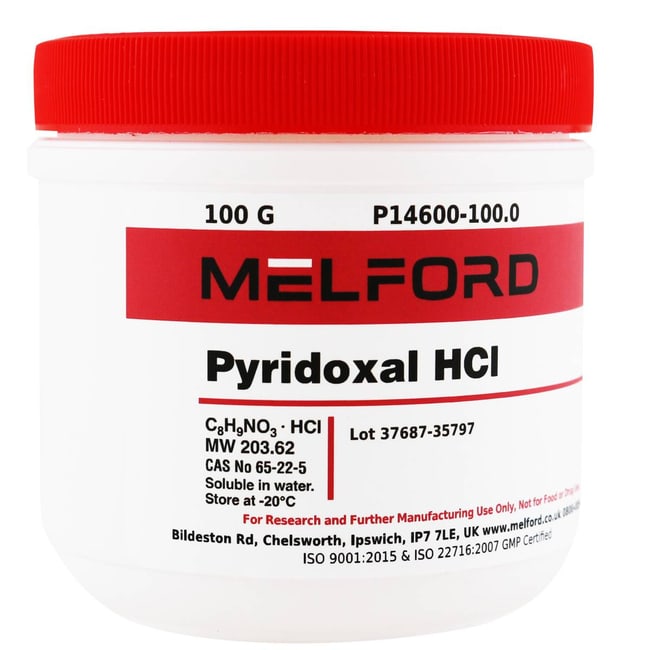 Melford Pyridoxal HCl 100 g:Chemikalien | Fisher Scientific