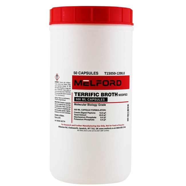 Melford Terrific Broth, Capsules:Microbiological Media and Media ...