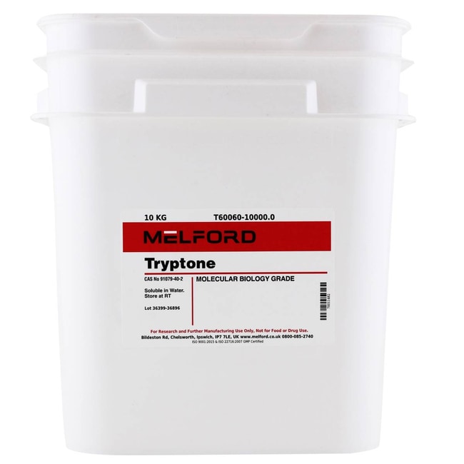 Melford Tryptone, Powder 10 kg:Medios y aditivos para medios ...
