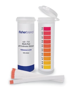 Fisherbrand pH Test Strips pH Test Strips; pH Range: 4 to 7; Range ...