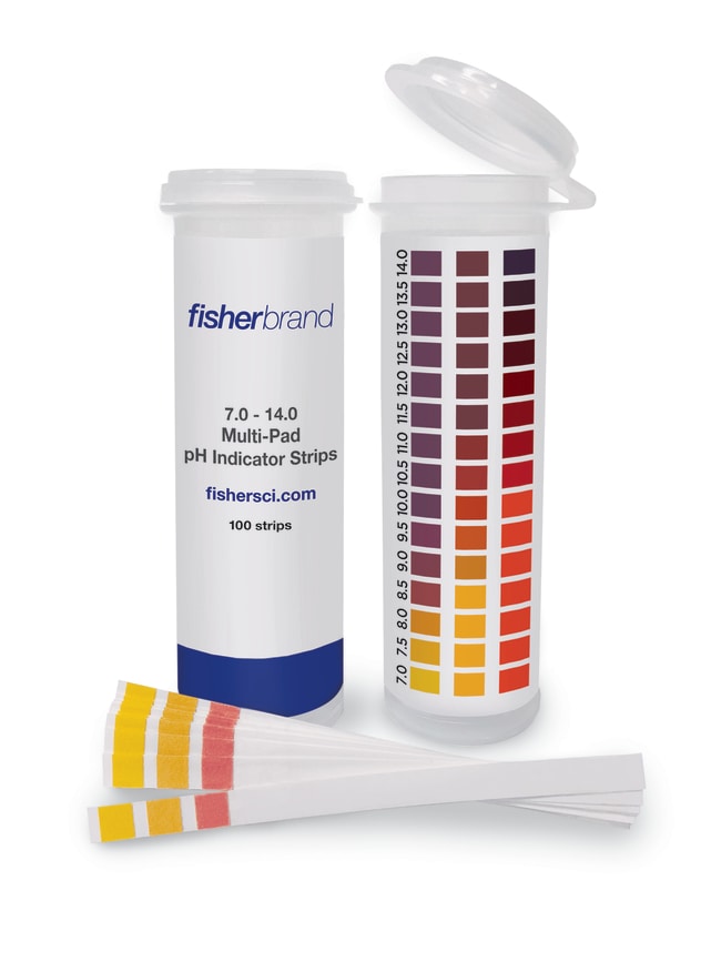 Fisherbrand pH Test Strips pH Test Strips; pH Range: 7 to 14; Range ...