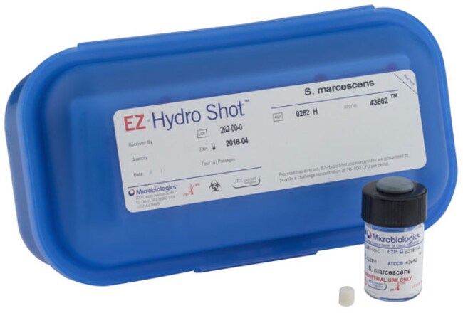 Microbiologics EZ-Hydro ShotÖ E. coli/Coliform Kit Lyophilized Pellet ...
