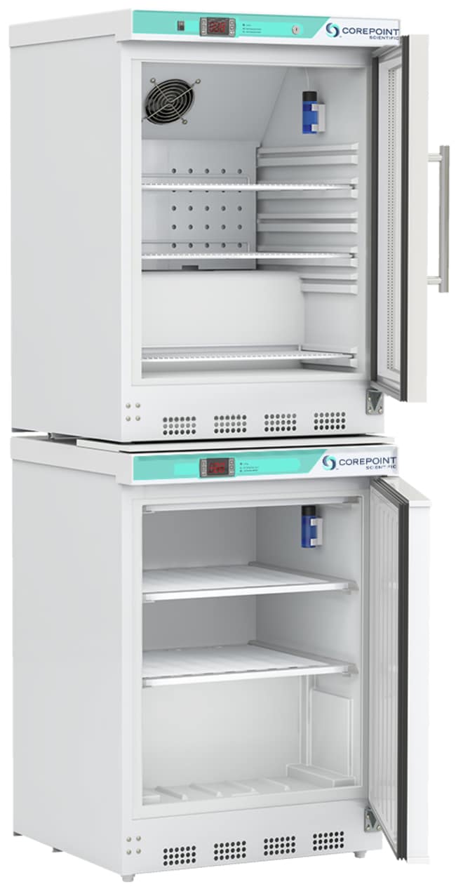 Corepoint Scientific™ White Diamond Series Refrigerator/Freezer ...