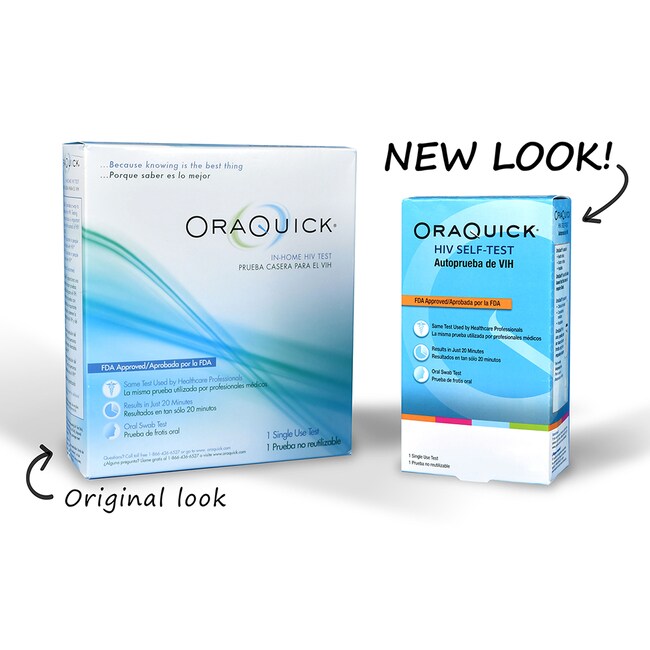OraSure Technologies OraQuick HIV Self-Test Single-use | Buy Online ...