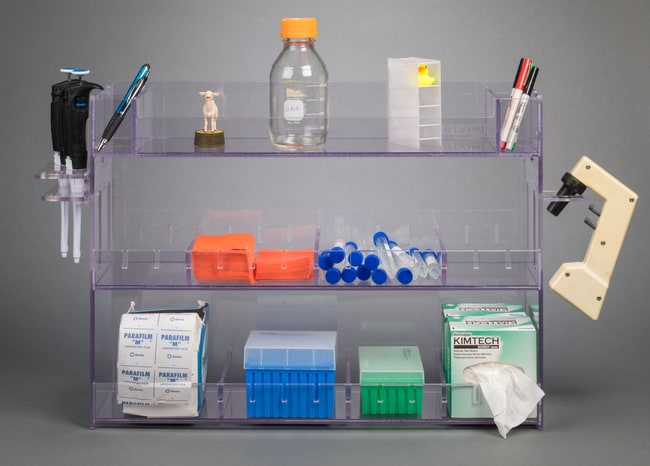 Poltex Benchtop Multi-organizer with Pipettor and Pipette Aid Brackets ...
