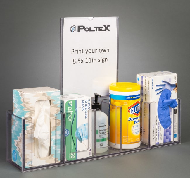 Poltex Respiratory Hygiene Station with Sign Sleeve:Furniture:Desks and ...