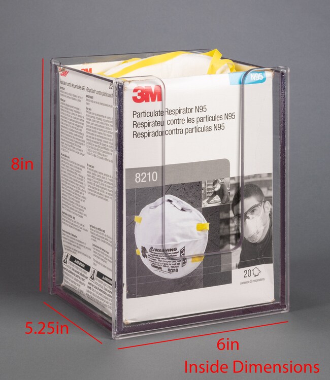 Poltex Locking N95 Mask Dispenser:Personal Protective Equipment:Safety ...