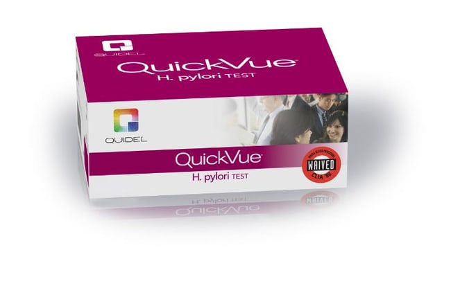 Quidel QuickVue H. pylori Test 10 tests:Microbial Identification Test ...