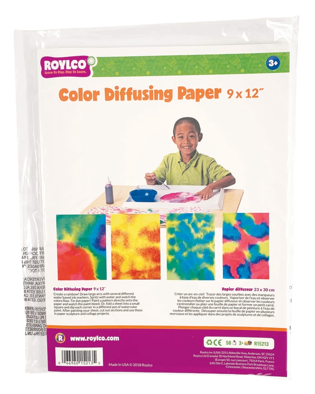 Roylco Color Diffusing Paper:Education Supplies:General Classroom ...