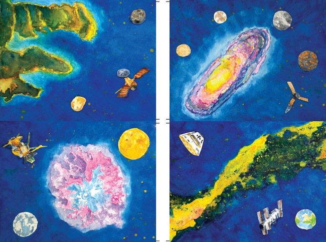 Roylco Outer Space Paper Outer Space Paper; Subject: Astronomy - The ...