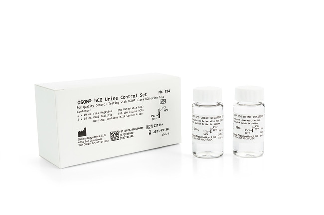 SEKISUI Diagnostics OSOM hCG Urine Controls OSOM™ hCG Urine Controls ...