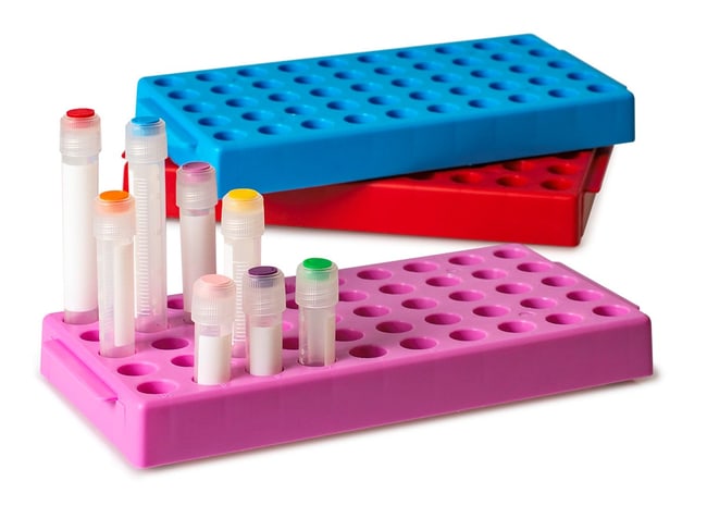 Fisherbrand Cryovial Workstation Rack Blue | Buy Online | Fisher Scientific