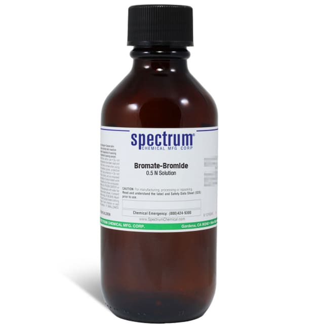 Bromate-Bromide, 0.5 N Solution, ASTM-D1159, Spectrum:Teaching Supplies ...