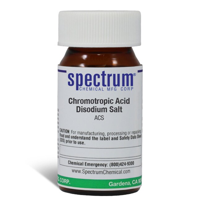 Chromotropic Acid Disodium Salt, ACS, Spectrum Chemical 5 g | Buy ...