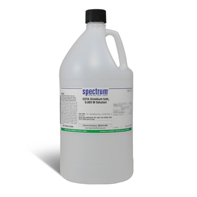 EDTA Disodium Salt, 0.005 M Solution, Spectrum Chemical:Buffers and ...