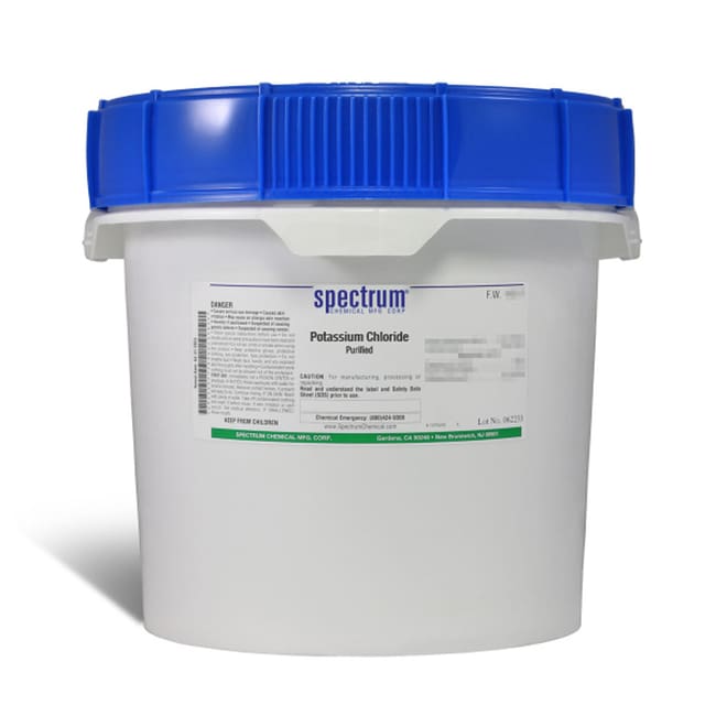 Potassium Chloride, Purified, Spectrum Chemical 12 kg | Buy Online ...