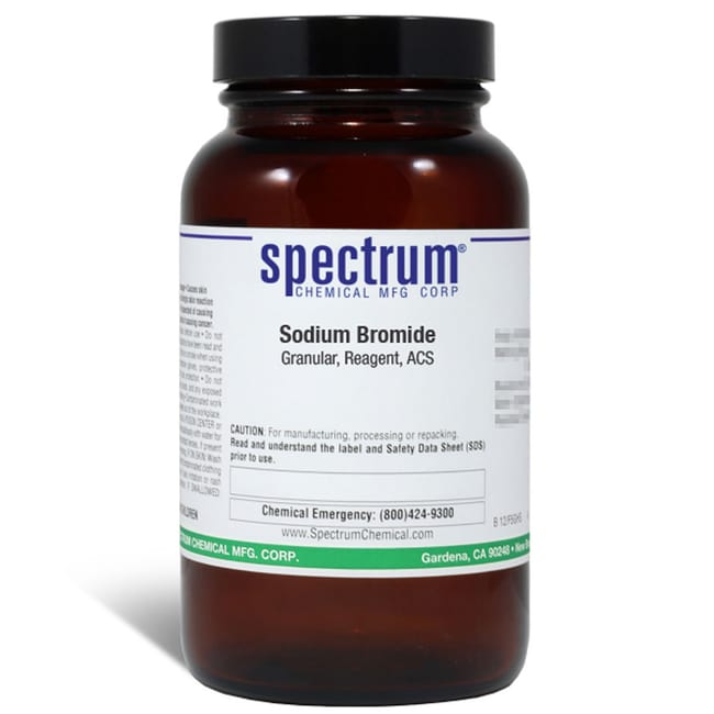 Sodium Bromide, Granular, ACS, 99%, Spectrum Chemical, Quantity: 125 g | Fisher Scientific