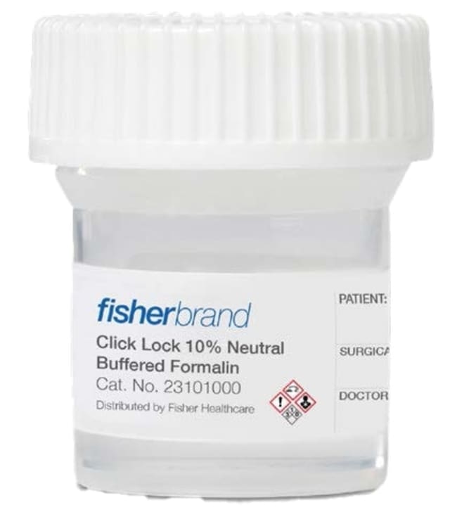 Fisherbrand Click Lock 10% NBF Prefill Containers 20 mL, prefilled 10 ...