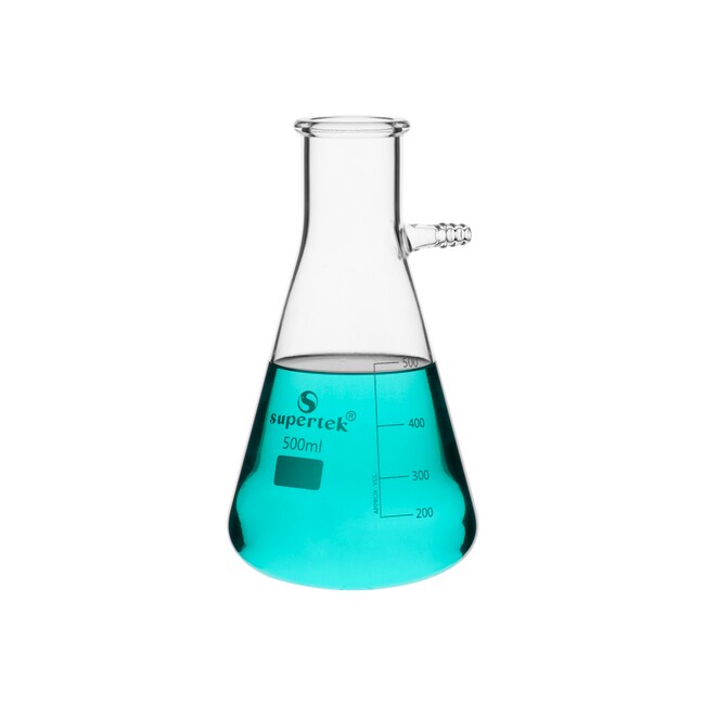 Supertek Heavy Wall Bolt Neck Filtration Graduated Flasks with ...