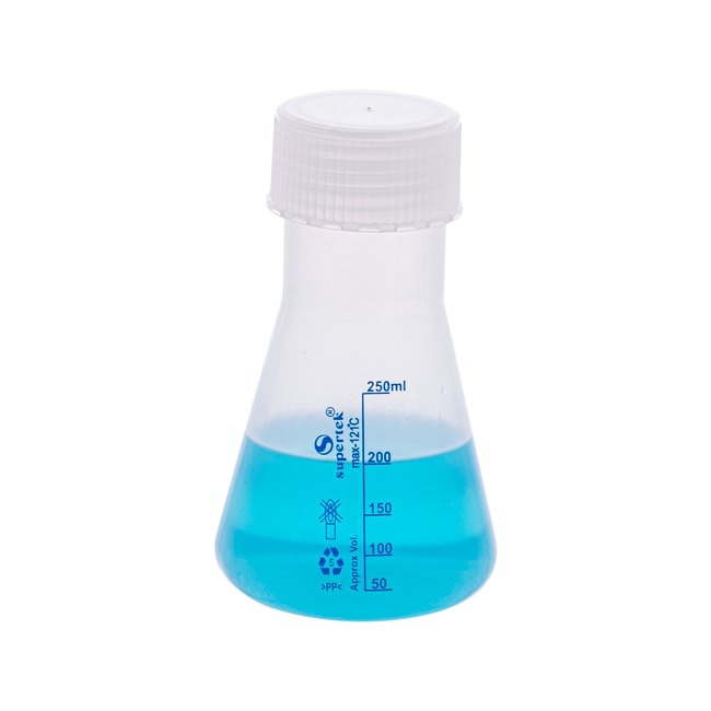Supertek Screw Cap Polypropylene Conical Flasks Conical Flasks ...
