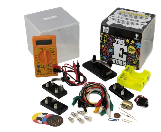 Supertek Science Cube Kit - E-Cube 4 in 1 Kit Experiment Kit; For Use ...