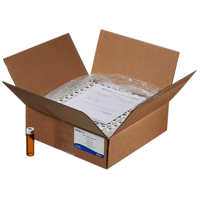 Fisherbrand™ Precleaned Glass EPA Vials | Fisher Scientific