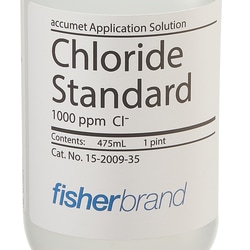 accumet Chloride Standard, 1000 ppm, Fisherbrand 475 mL:Buffers and ...