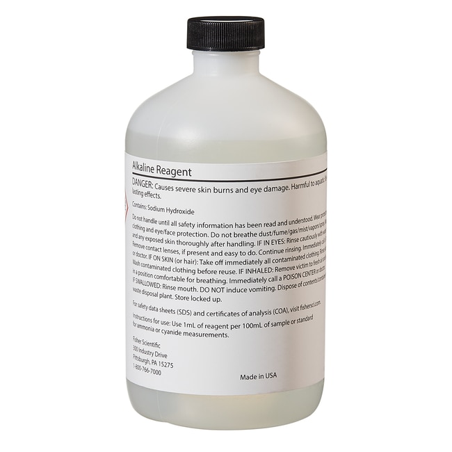 accumet Alkaline Reagent for Cyanide Electrode, Fisherbrand 475 mL ...