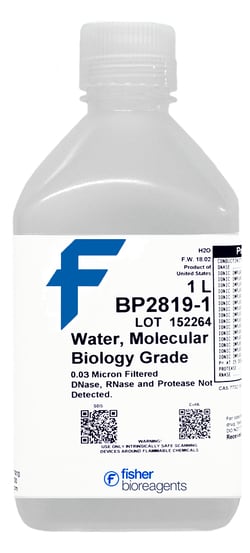 Water, Molecular Biology Grade, Fisher BioReagents 1 L | Buy Online ...