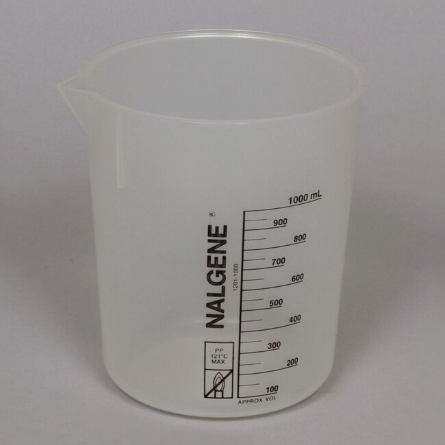 Thermo Scientific Nalgene Polypropylene Griffin Low-Form Plastic Beakers | Fisher Scientific