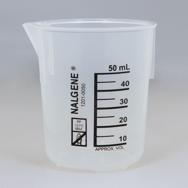 Thermo Scientific Nalgene Polypropylene Griffin Low-Form Plastic Beakers | Fisher Scientific