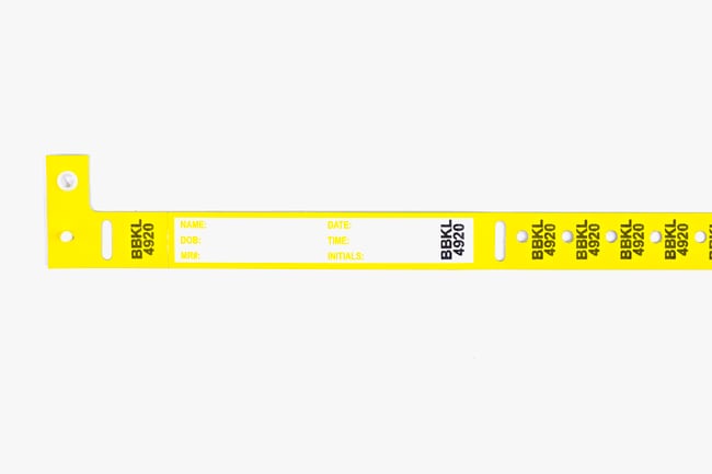 Fisherbrand Alphanumeric Blood Band Color: Yellow:Blood, Hematology and ...