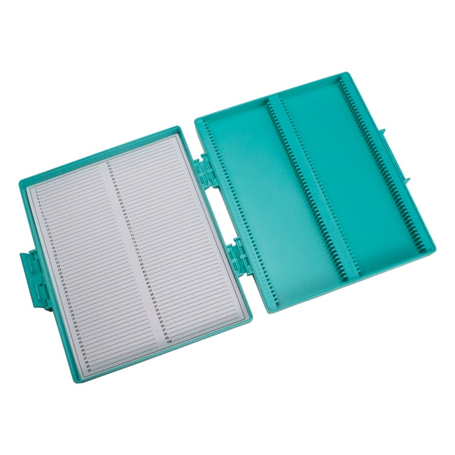 United Scientific Plastic Slide Storage Box, Hinged 100 | Buy Online ...