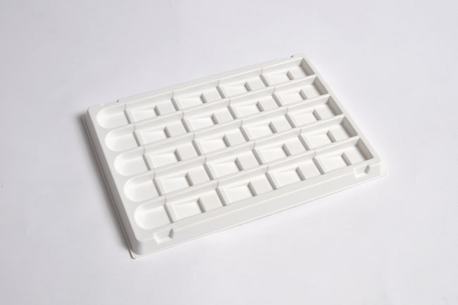 United Scientific Polystyrene Microscope Slide Tray Capacity: 20 Slides ...