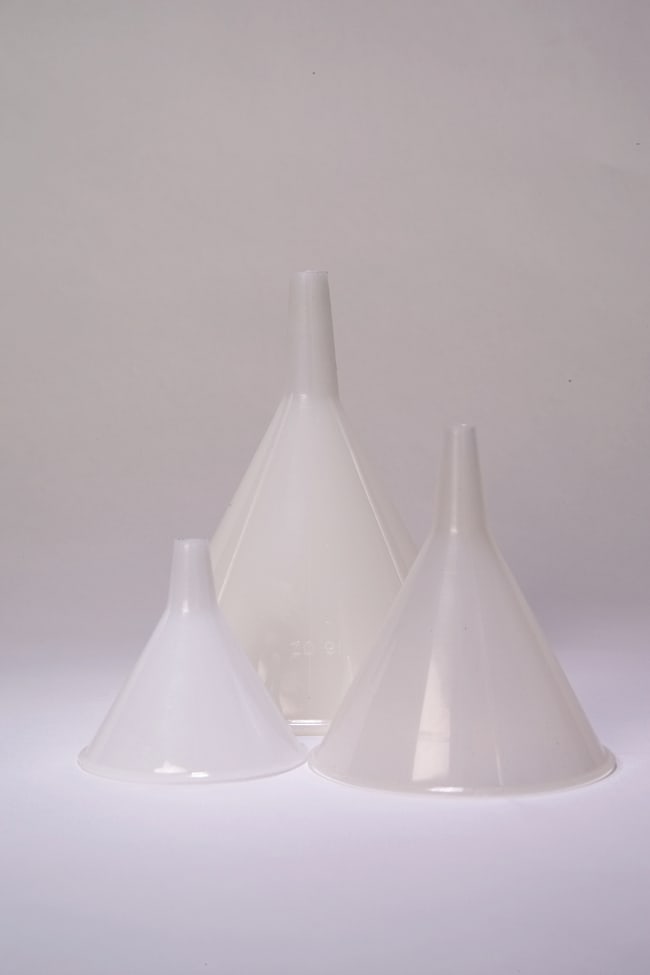 United Scientific Plastic Funnels with Short Stem:Funnels:Filling ...