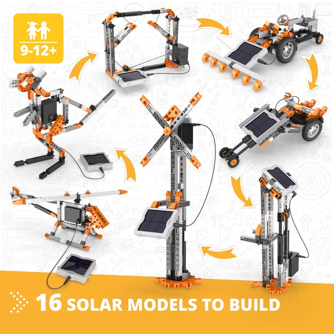 United Scientific Engino STEM Solar Power Complete Set Type: STEM Kit ...