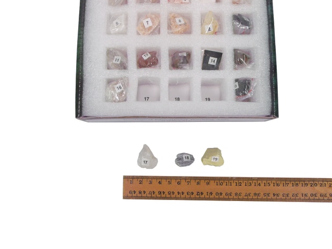 United Scientific Mineral Set Mineral Set; Includes: 20 Specimens ...
