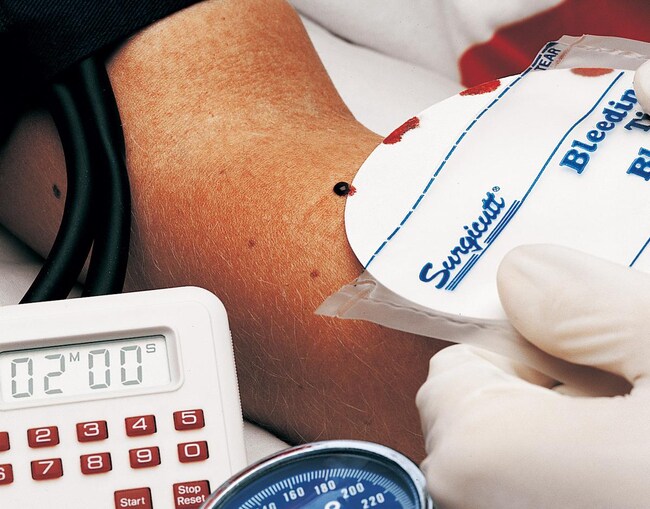 Accriva Diagnostics Blotting Paper For Surgicutt Bleeding Time Devices