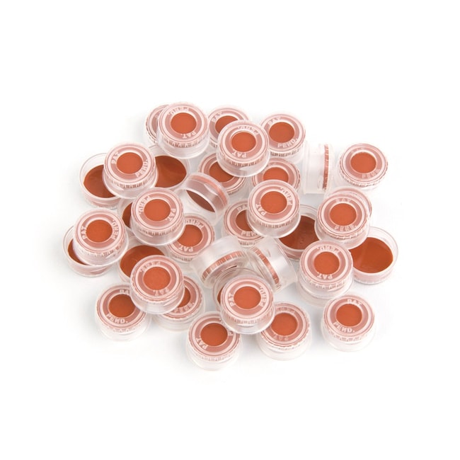 Restek Poly Crimp Seal Caps (11mm) Clear; PTFE/Nat Rubber Liner; Pack ...