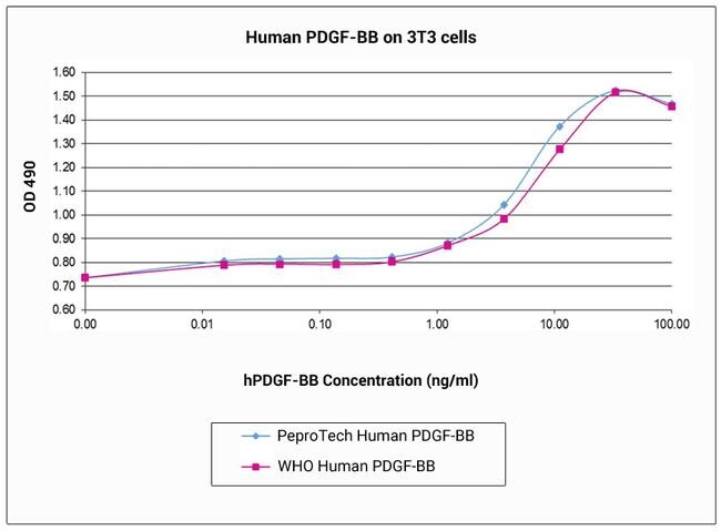 Pepro Tech Inc Human PDGF-BB Recombinant Protein PeproTech, 1 MG ...