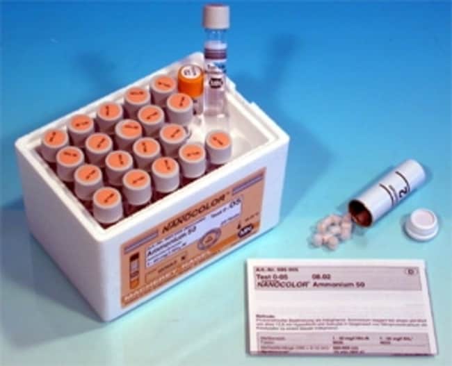Macherey-Nagel™ Nanocolor Ammonium 50 Tube Test Range: 1 to 40mg/L NH4 ...