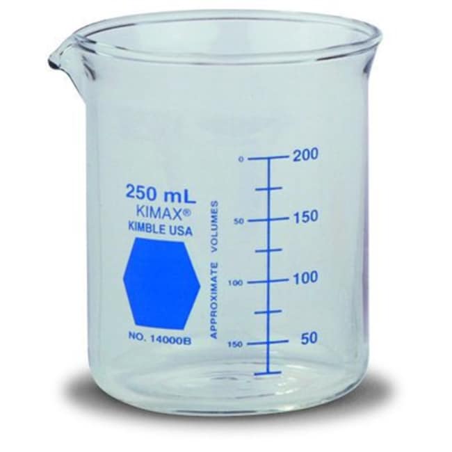 DWK Life Sciences Kimble KIMAX Colorware Low-Form Beakers, blue 250 mL | Buy Online | DWK Life ...
