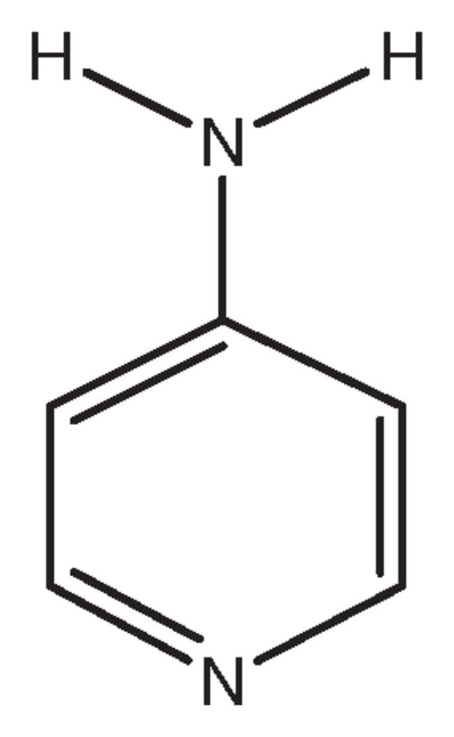 4-Aminopyridine, 98%, ACROS Organics 25g; Glass bottle:Chemicals