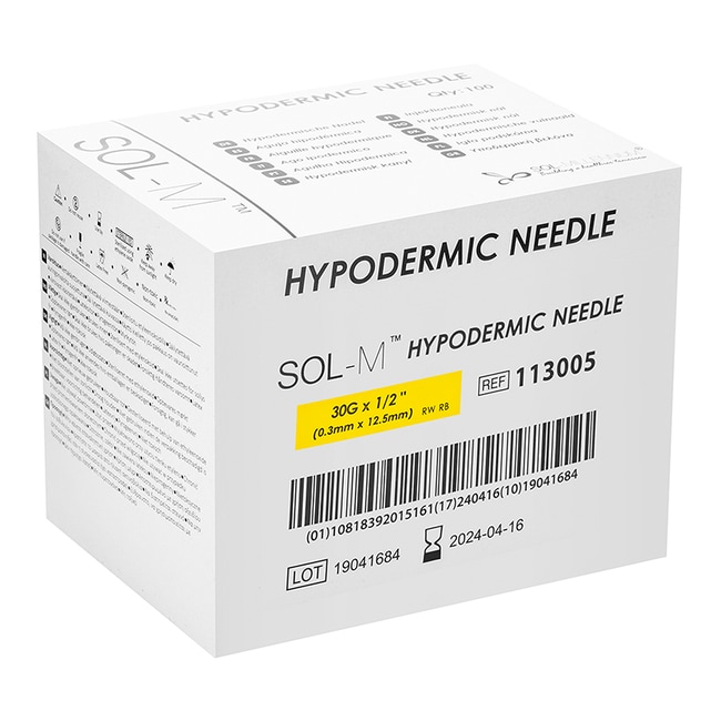 Sol-M Hypodermic Needle 30 G | Buy Online | Sol-M™ | Fisher Scientific