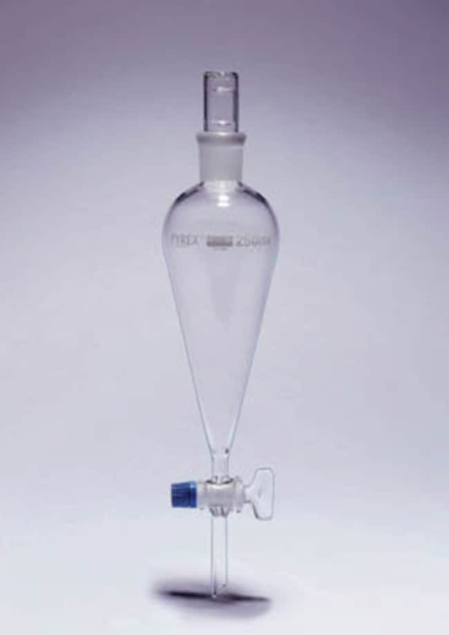 Pyrex™ Conical Glass Funnel with PTFE Key: Funnels and Filtration ...
